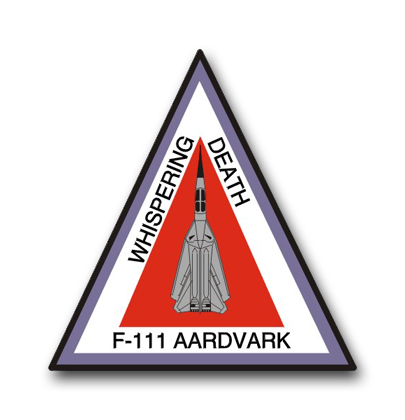 Air Force F-111 Patch Vinyl Transfer Decal