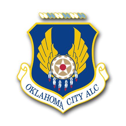 Air Force Oklahoma City ALC Vinyl Transfer Decal