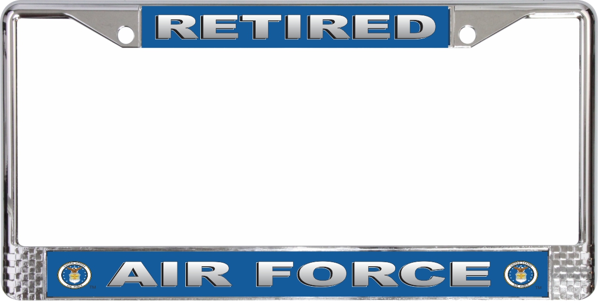 Air Force 'Retired' License Plate Frame