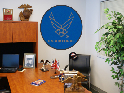 Air Force Round Rug (44" diameter)