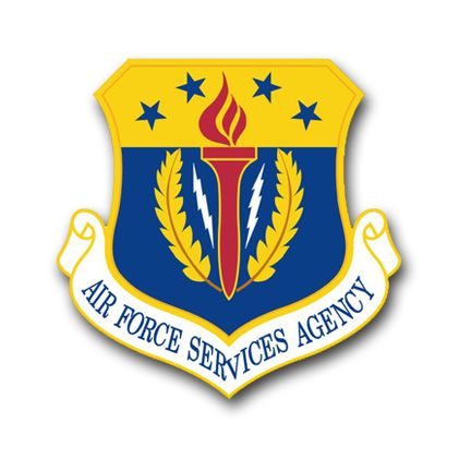 Air Force Services Agency Vinyl Transfer Decal