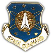 Air Force Space Command Crest 1 1/8" Pin