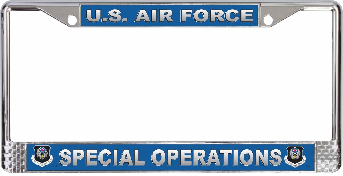 Air Force 'Special Operations' License Plate Frame