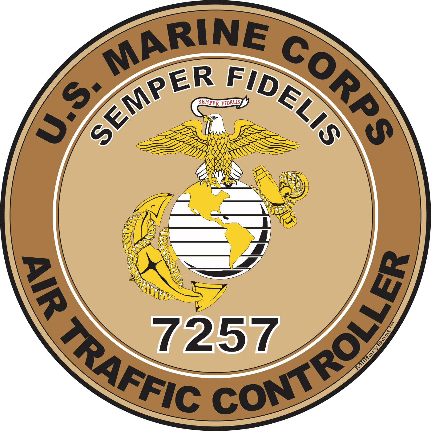 U.S.M.C. MOS 7257 Air Traffic Controller Decal