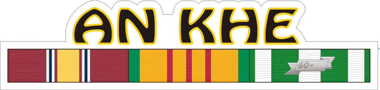 An Khe Vietnam Decal Sticker Strip