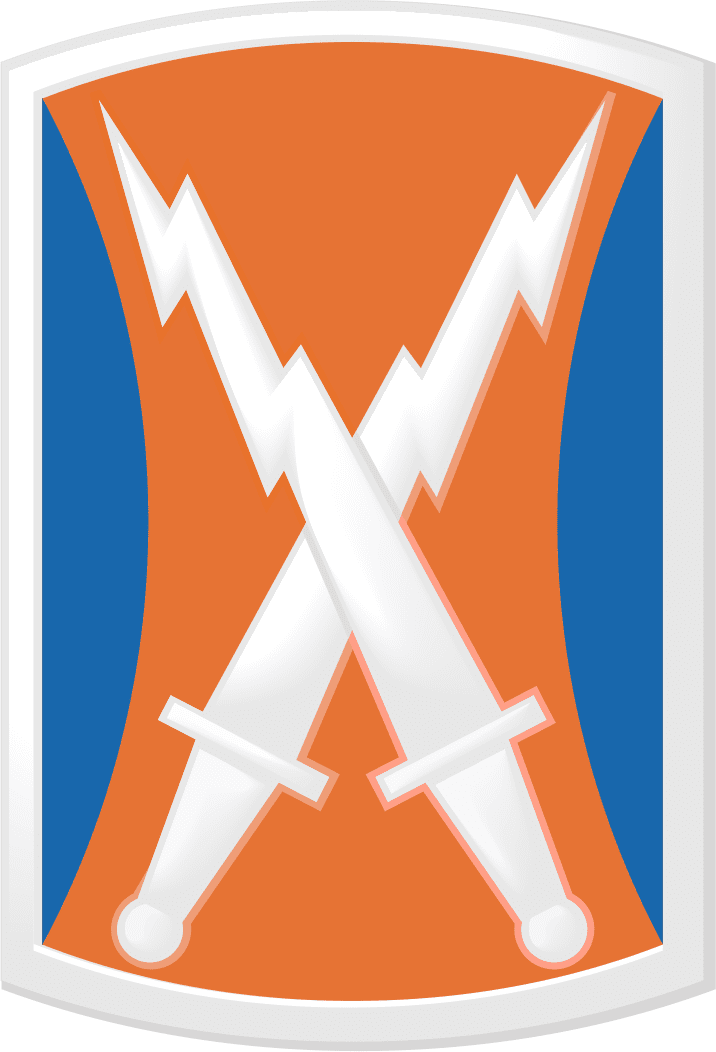 Army 106th Signal Brigade Patch Vinyl Transfer Decal