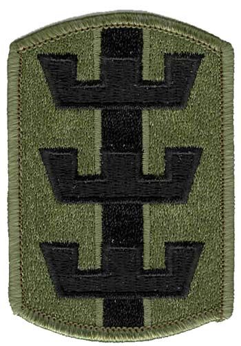 Army 130th Engineer Brigade 3" Subdued Military Patch
