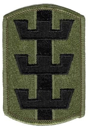 Army 130th Engineer Brigade 3" Subdued Military Patch