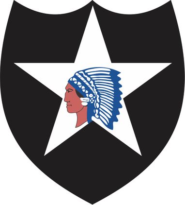 Army 2nd Infantry Division Patch Vinyl Transfer Decal