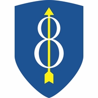 U.S. Army 8th Infantry Division Veteran Sticker Decal