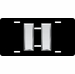 Army Captain Rank License Plate