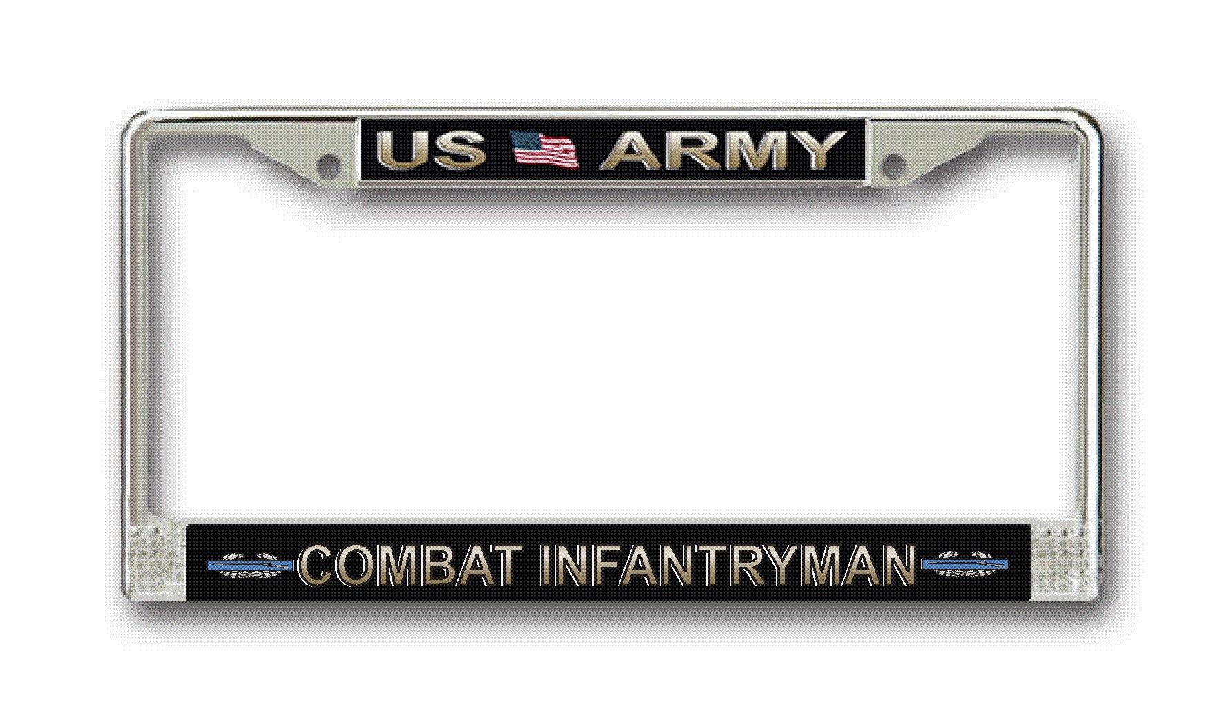 Army Combat Infantryman License Plate Frames