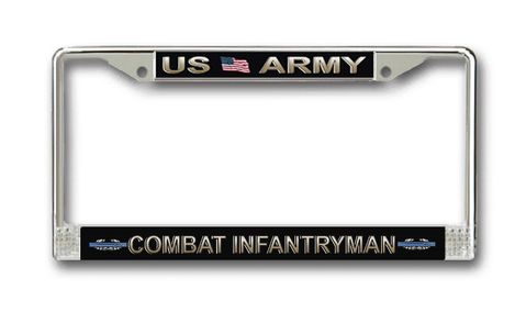 Army Combat Infantryman License Plate Frames
