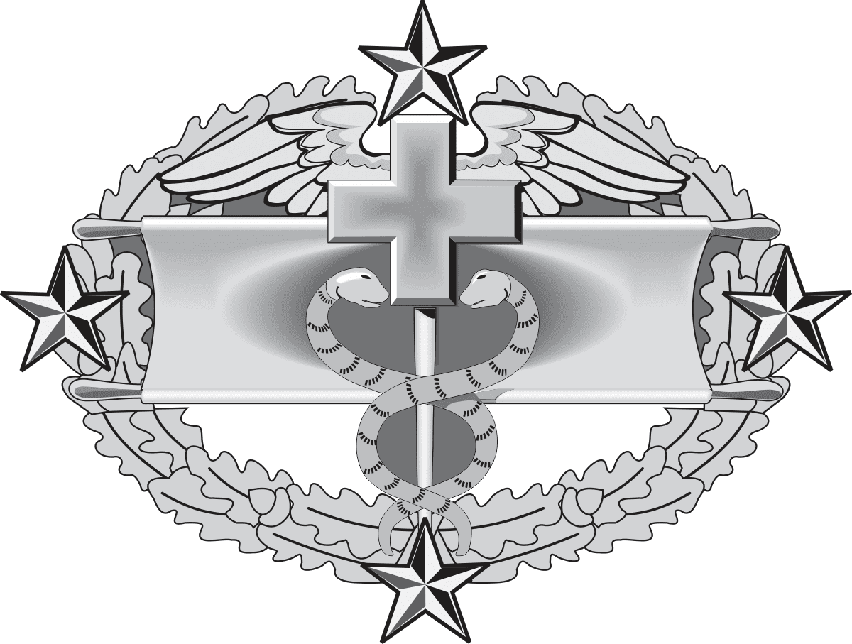 Army Combat Medical Fifth Award Badge Vinyl Transfer Decal