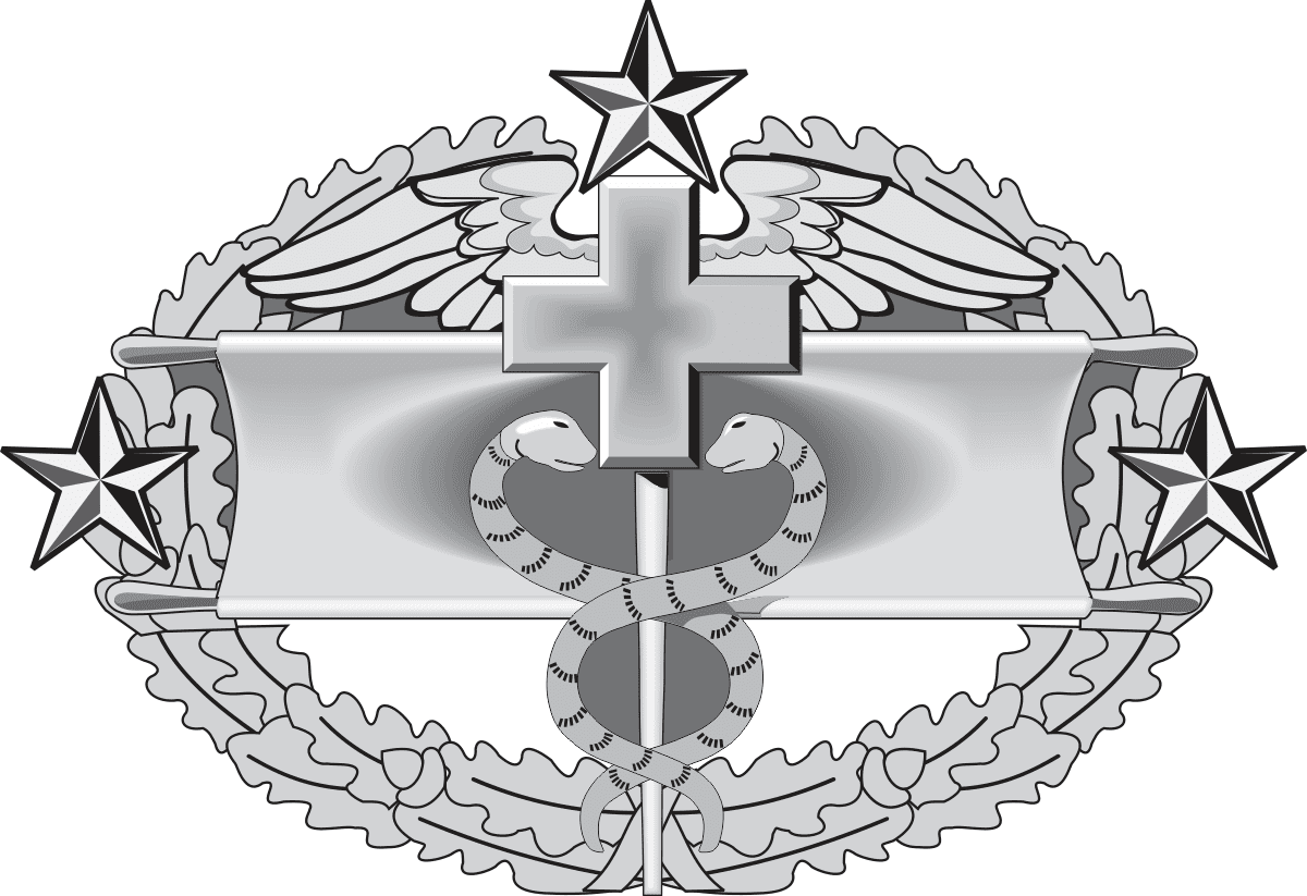 Army Combat Medical Fourth Award Badge Vinyl Transfer Decal