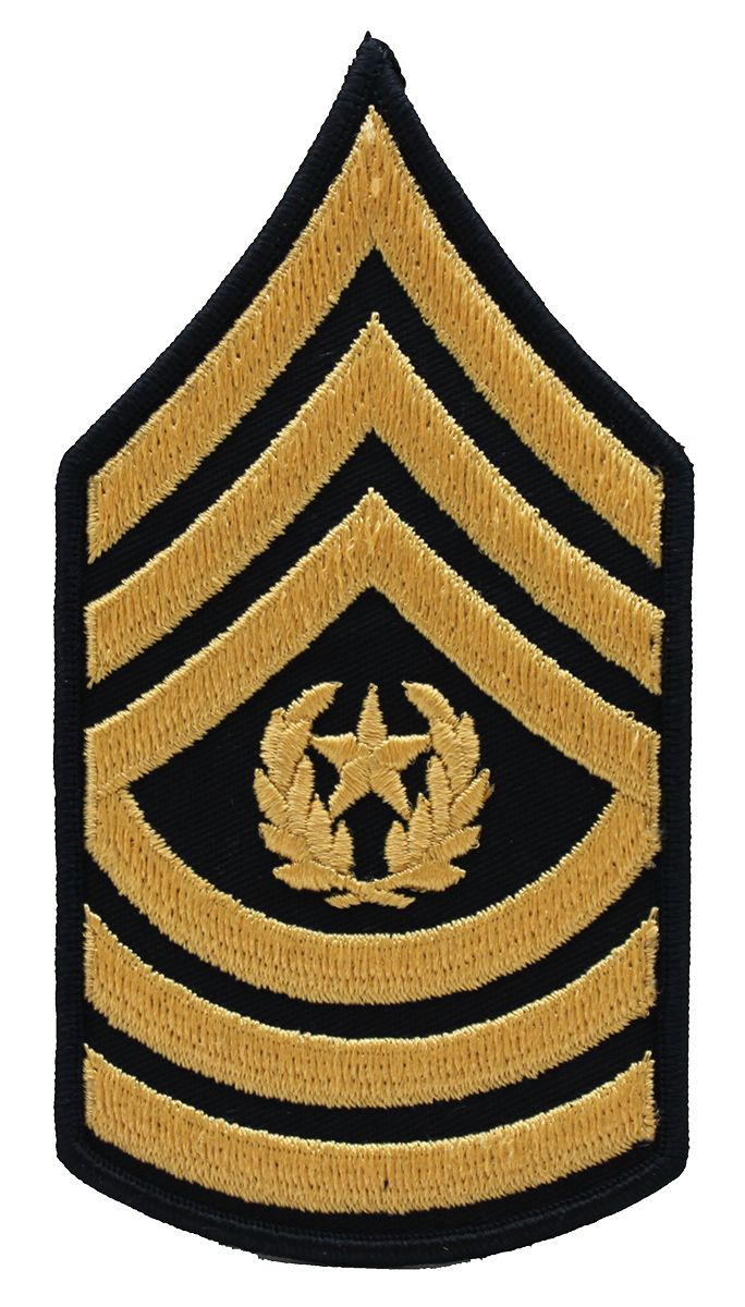 Army Sergeant Major Rank