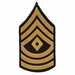 Army First Sergeant Chevron Patch (Pair)