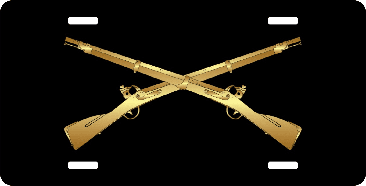 Army Infantry License Plate
