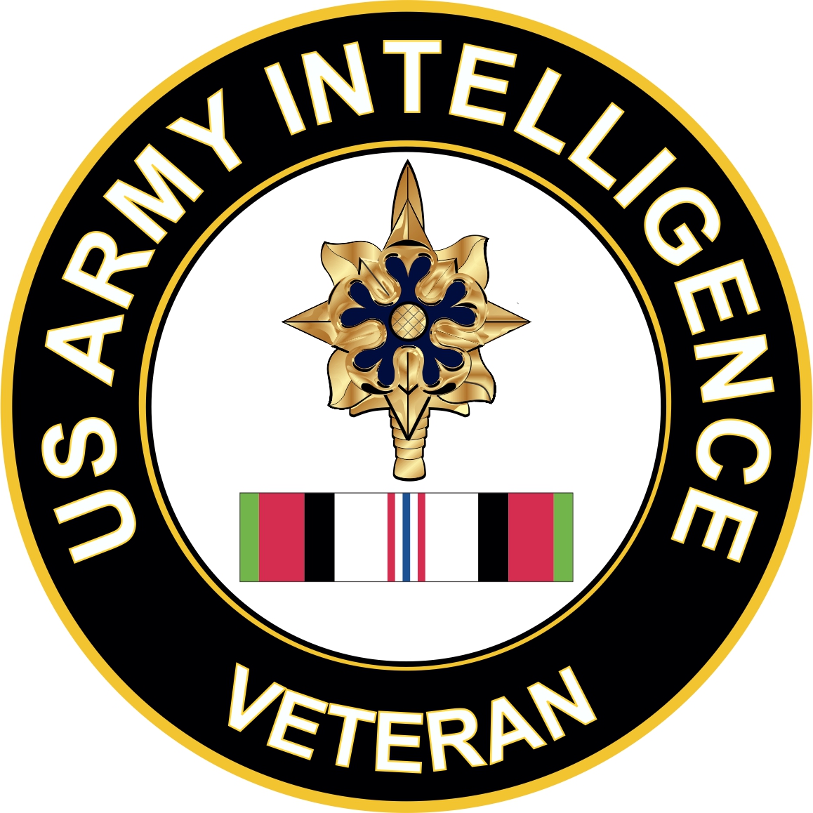 Army Intelligence Corps Afghanistan Decal