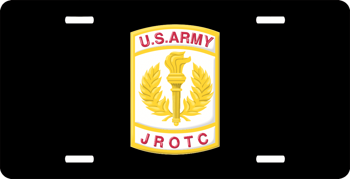 Army JROTC Crest License Plate