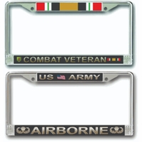 Army License Plate Frames