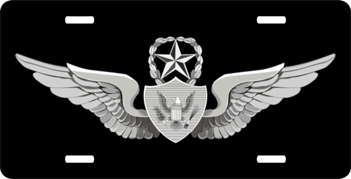 Army Master Aircrew Wings License Plate