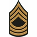 Army Master Sergeant Chevron Patch (Pair)