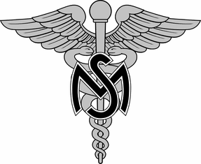 Army Medical Service Corps Vinyl Transfer Decal