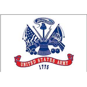 Army Mini 4" x 6" Flag on a stick