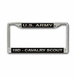 Army MOS 19d Cavalry Scout License Plate Frame
