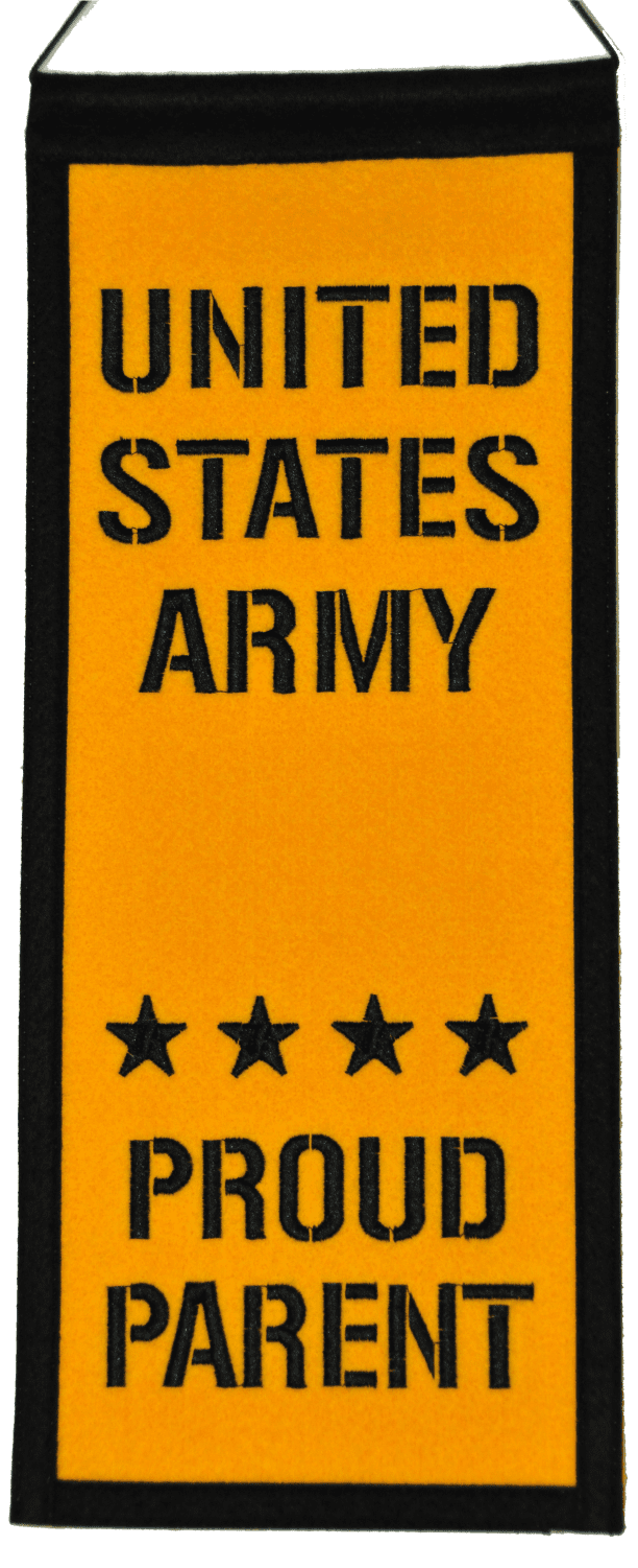 Army Proud Parent Mini Banner