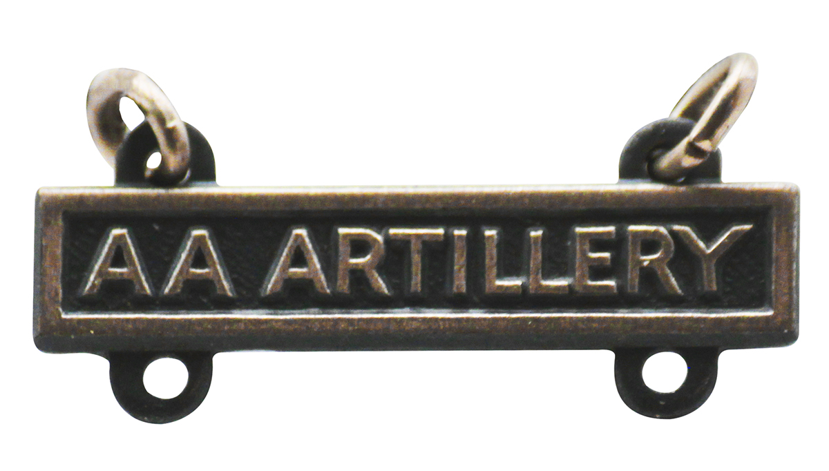 Army Qualification AA Artillery - Oxidized Finish