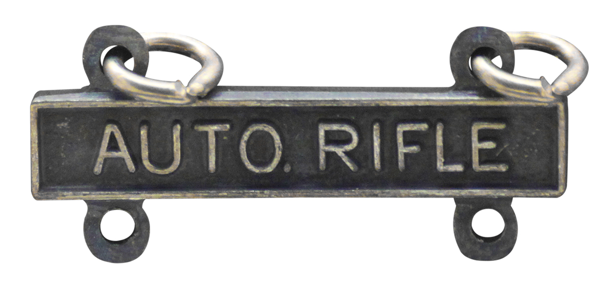 Army Qualification Bar Auto Rifle - Oxidized Finish
