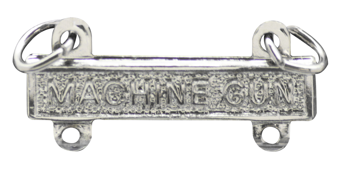 Army Qualification Bar Machine Gun - Mirrored Finish