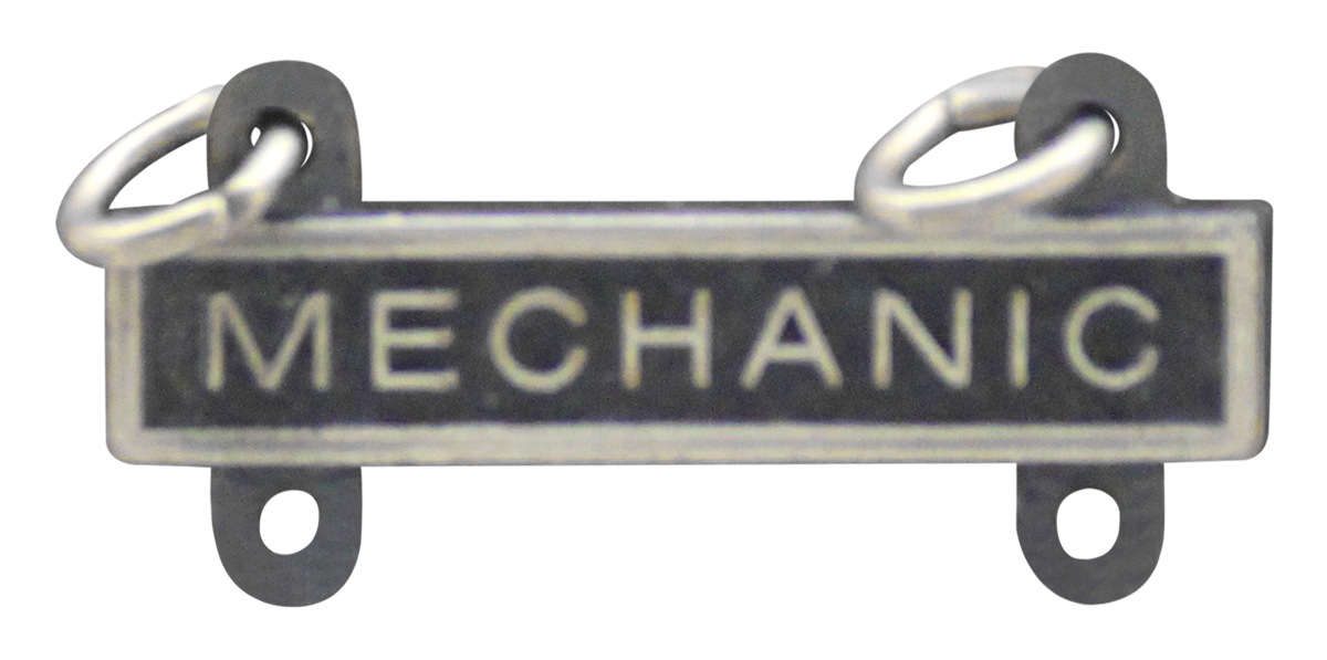 Army Qualification Bar Mechanic - Oxidized Finish