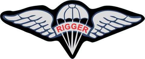 Army Rigger Wings Decal Sticker