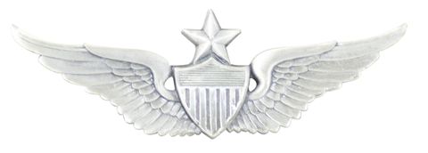 Army Senior Aviator Badge - Oxidized Finish