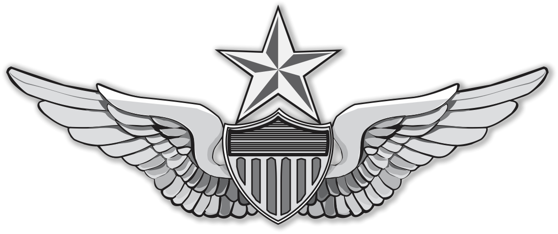 Army Senior Aviator Wing Vinyl Sticker