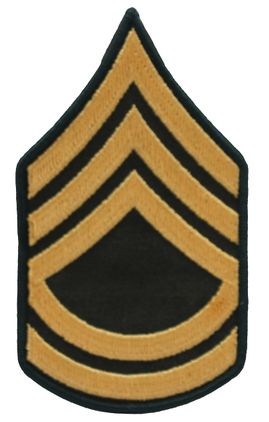 Army Sergeant First Class Chevron Patch (Pair)