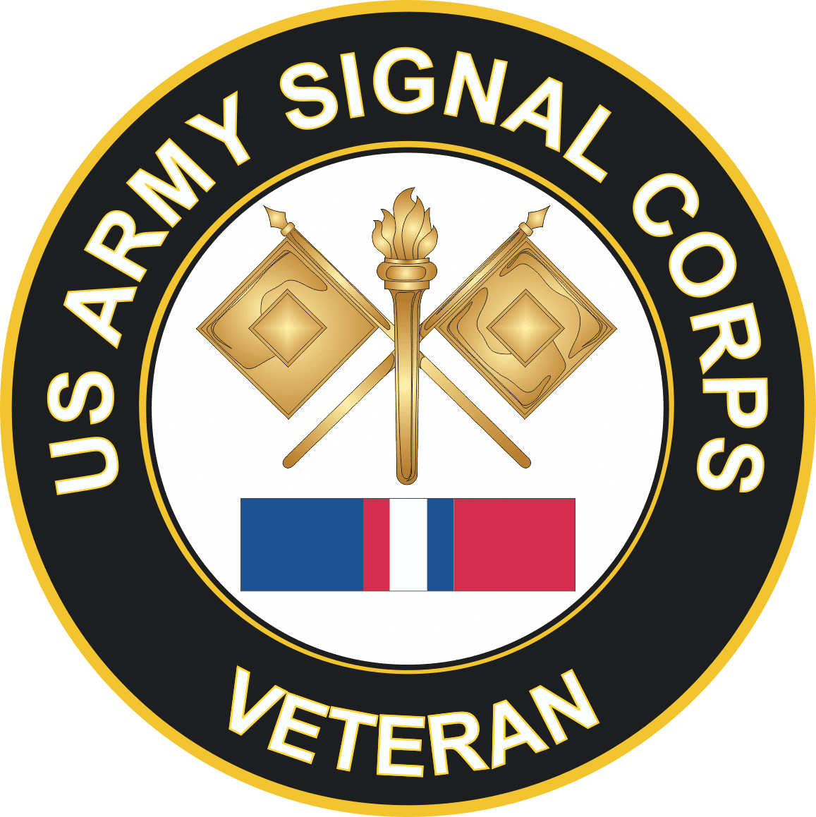 Army Signal Corps Kosovo Veteran Decal