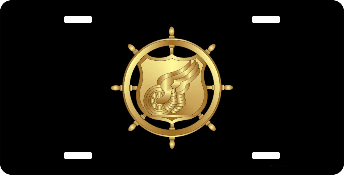 Army Transportation Corps License Plate