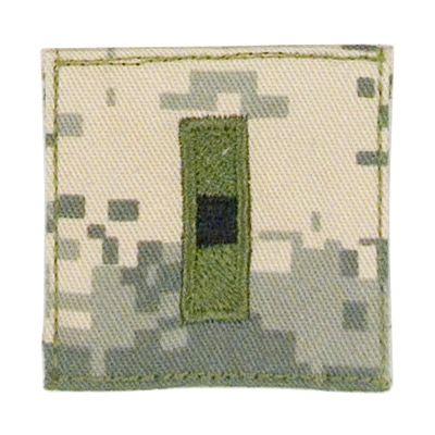 Army Warrant Officer One (WO1) ACU (W-1) Hook Velcro Rank Patch (Pair)