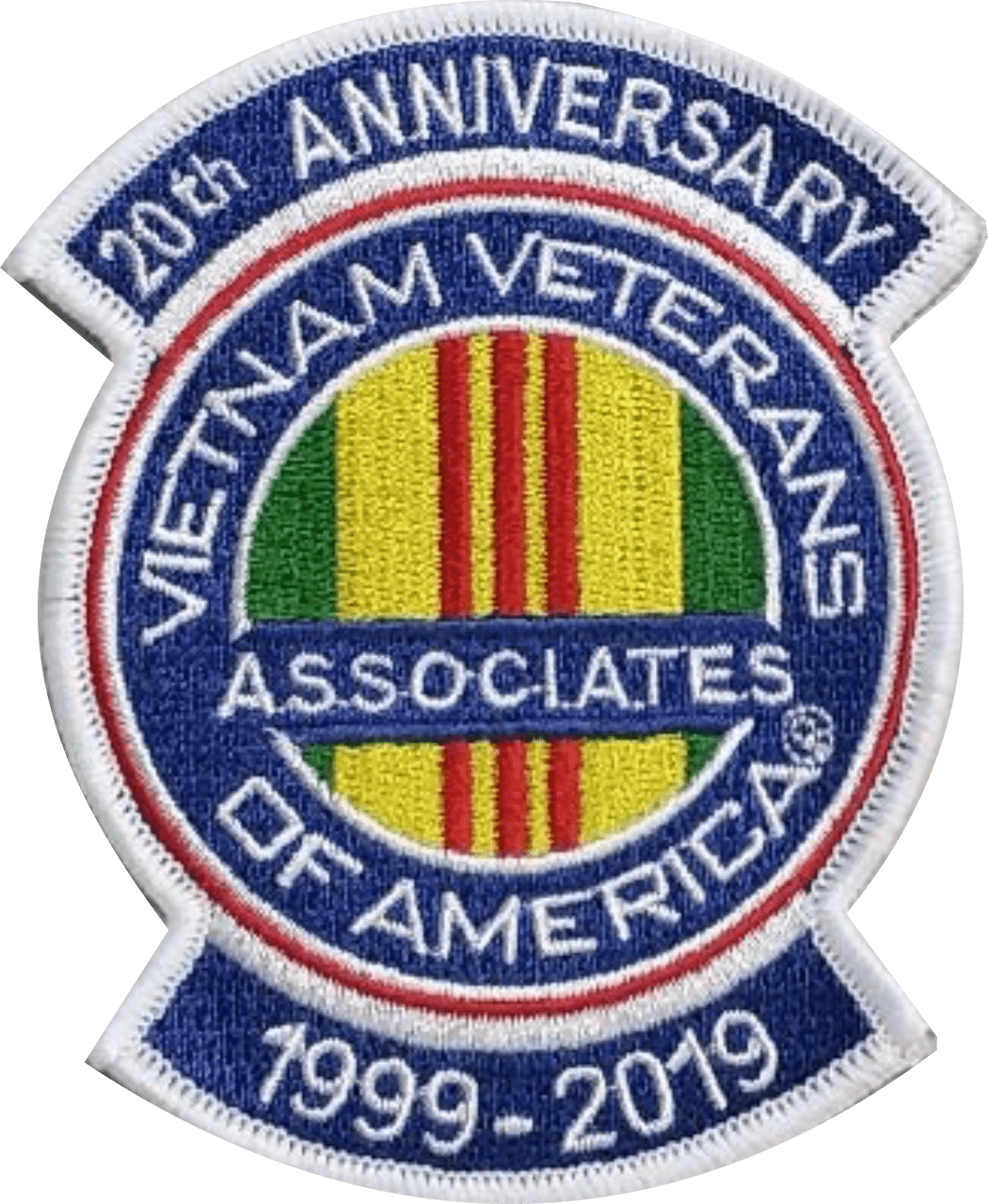 Associates of Vietnam Veterans 20 Year Anniversary Patch