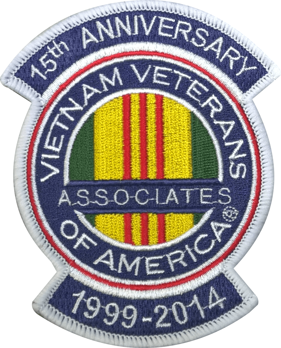 Associates of Vietnam Veterans 15 Year Anniversary Patch