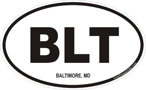 Baltimore, Maryland Decal Sticker