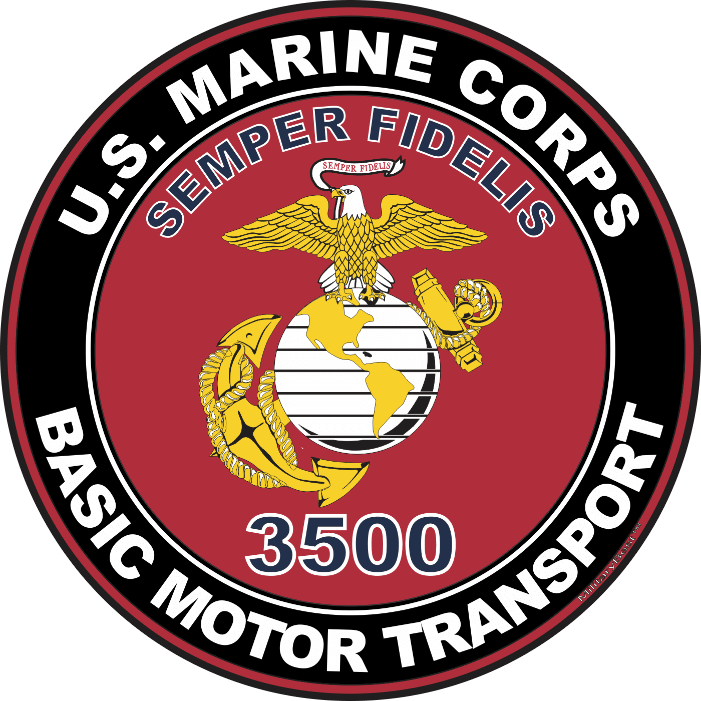 U.S.M.C. MOS 3500 Basic Motor Transport Decal