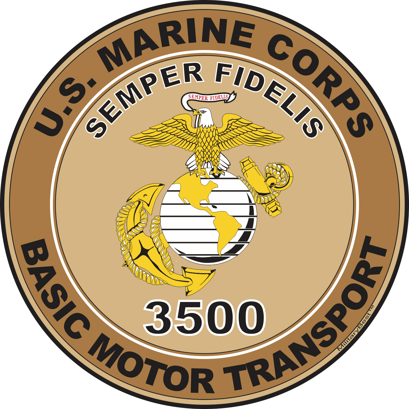 U.S.M.C. MOS 3500 Basic Motor Transport Decal