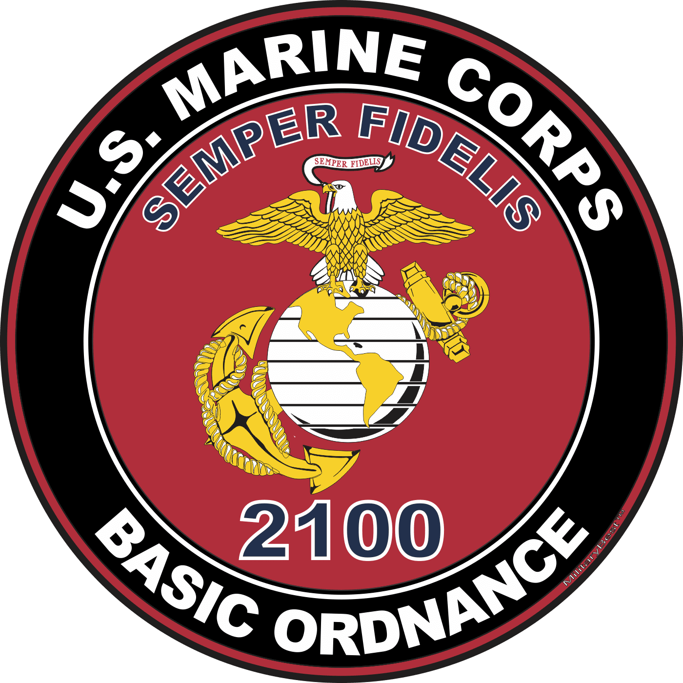 U.S.M.C. MOS 2100 Basic Ordnance Decal