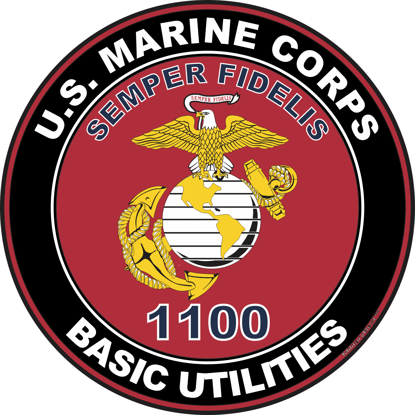 U.S.M.C. MOS 1100 Basic Utilities Decal