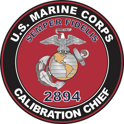 U.S.M.C. MOS 2894 Calibration Chief Decal